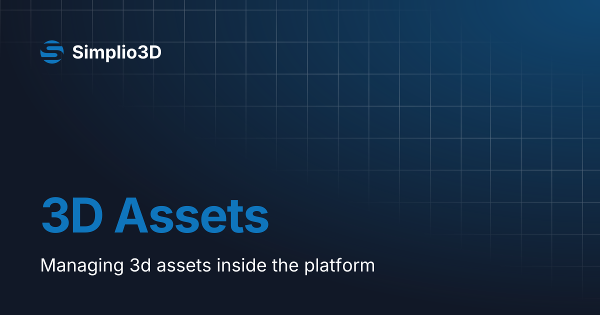 3D Assets | Simplio3D